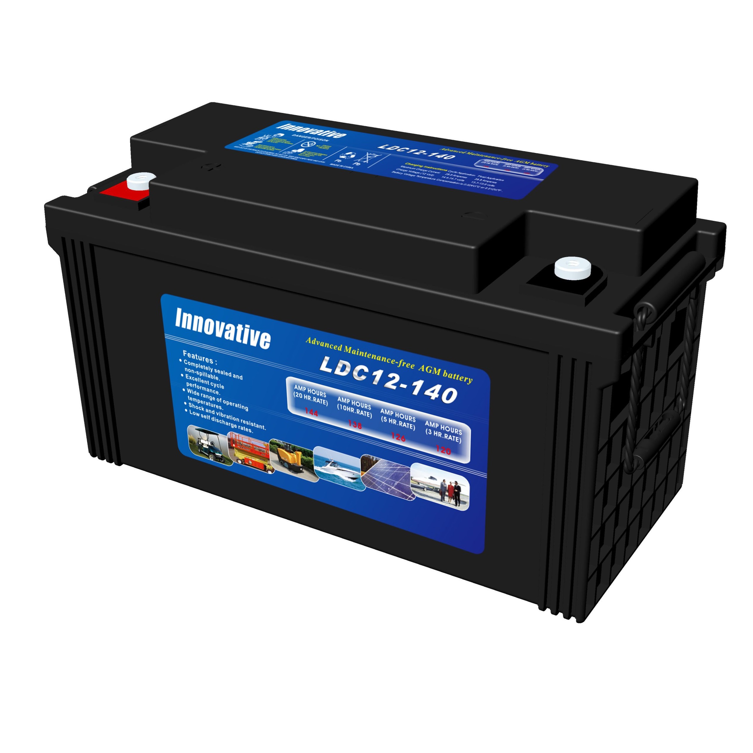 Bateria AGM 12V 140Ah Innovative | Equilipro