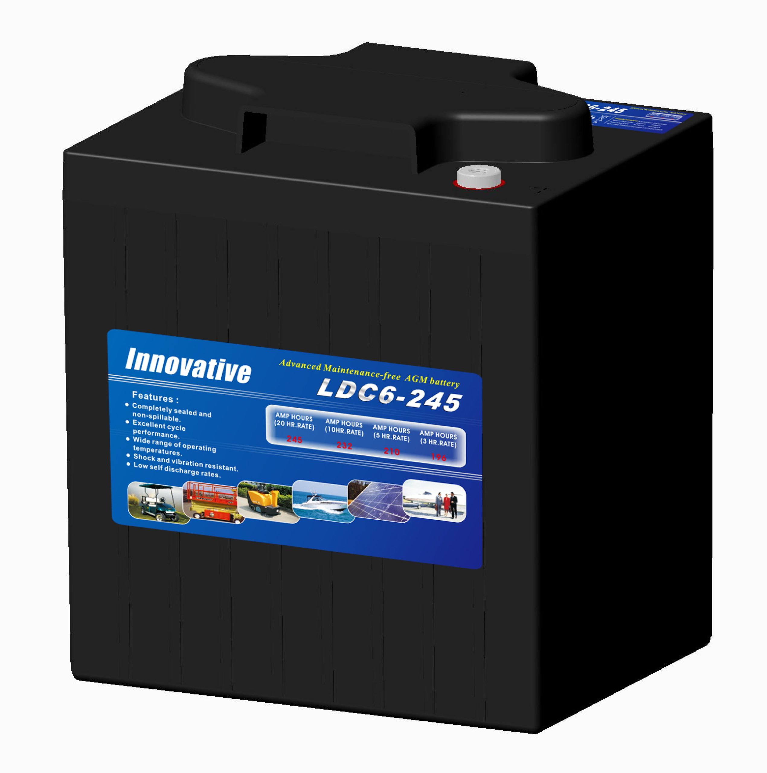 Bateria AGM 6V 245Ah Innovative | Equilipro